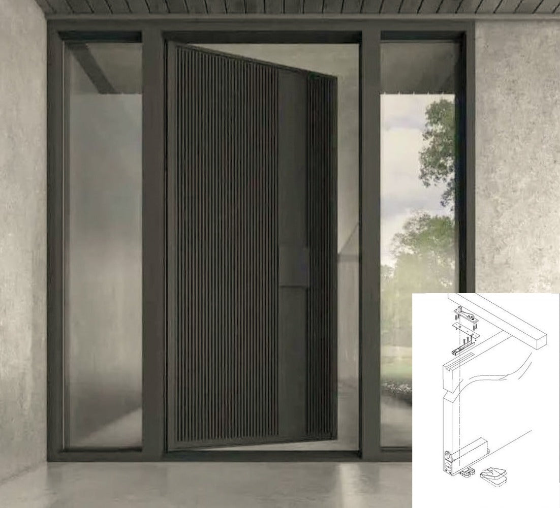 Self-Closing Pivot Hinge Closer Kit with Hold Open Feature – ZMTONLINE