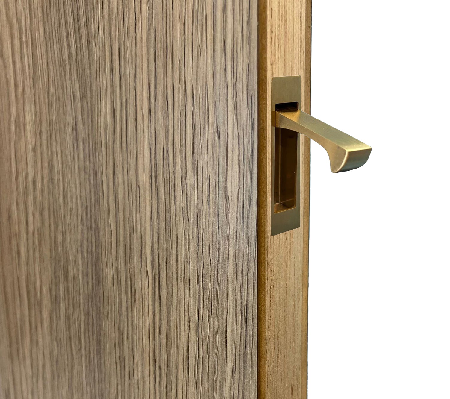 Brushed Brass Sliding Door Edge Pull Handle – ZMTONLINE